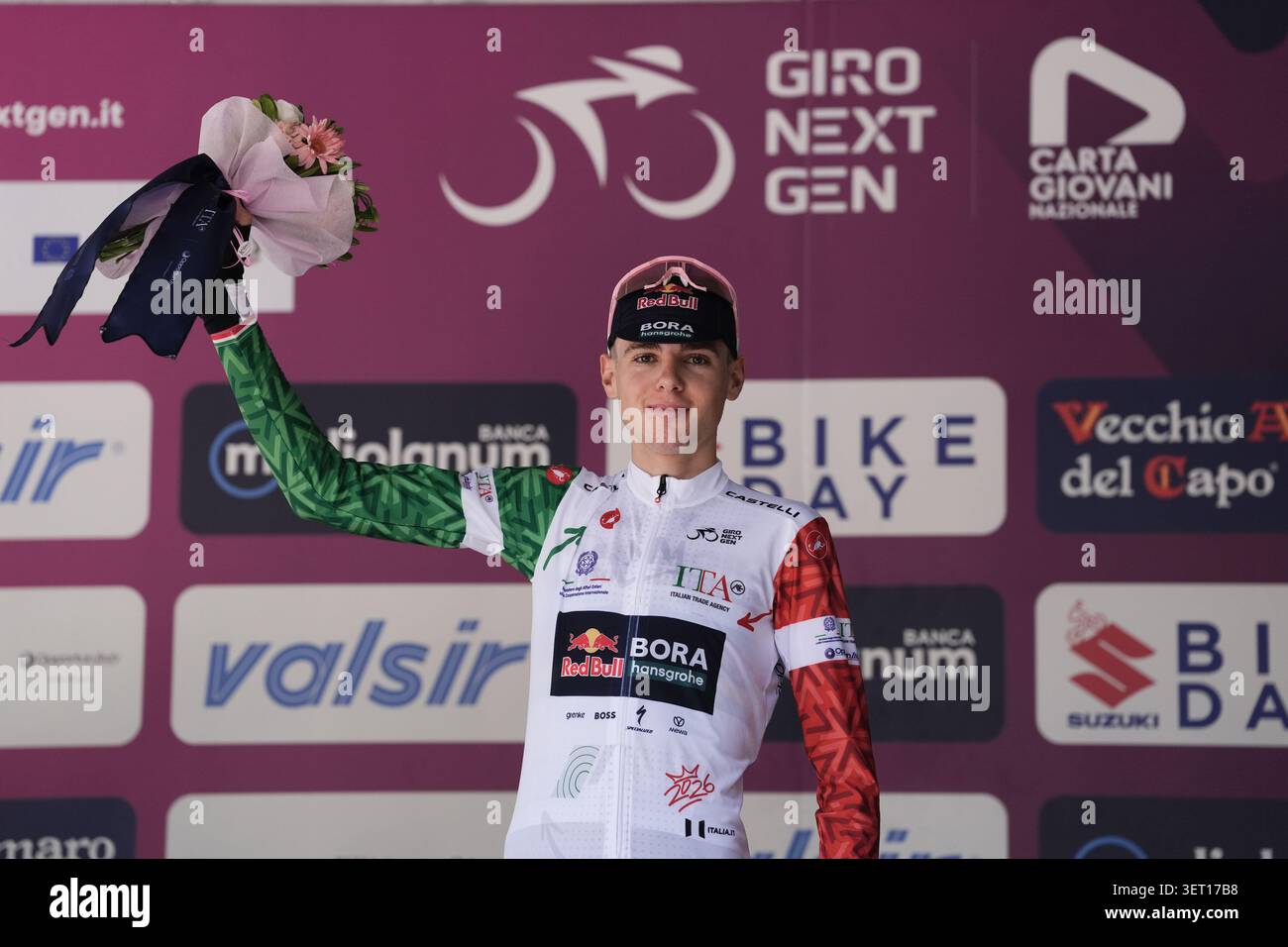 Italy's Lorenzo Mark Finn of Red Bull - Bora - Hansgrohe Rookies ...