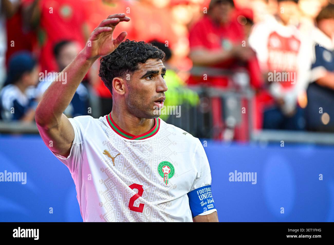 Morocco's Achraf HAKIMI during the FIFA World Cup 2026, Group C match ...