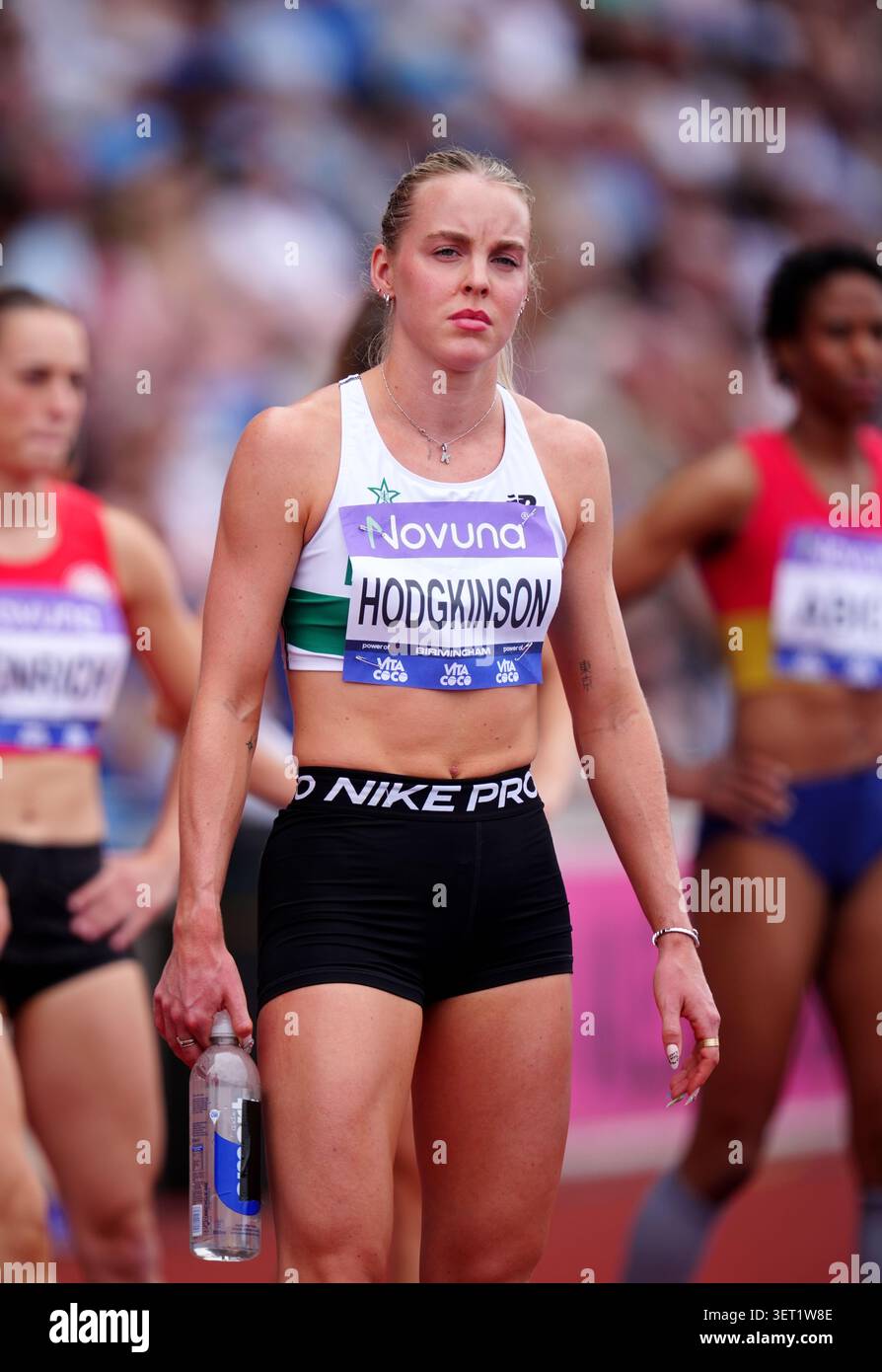 Great Britain's Keely Hodgkinson prepares to compete in the heat 3 of ...