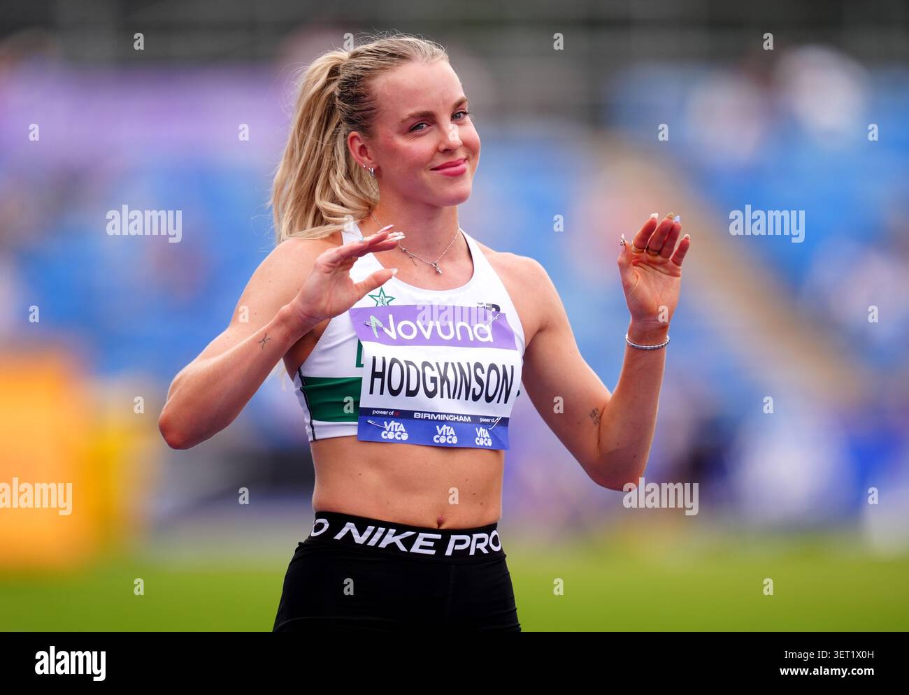 Great Britain's Keely Hodgkinson competing in the heat 3 of the Women's ...
