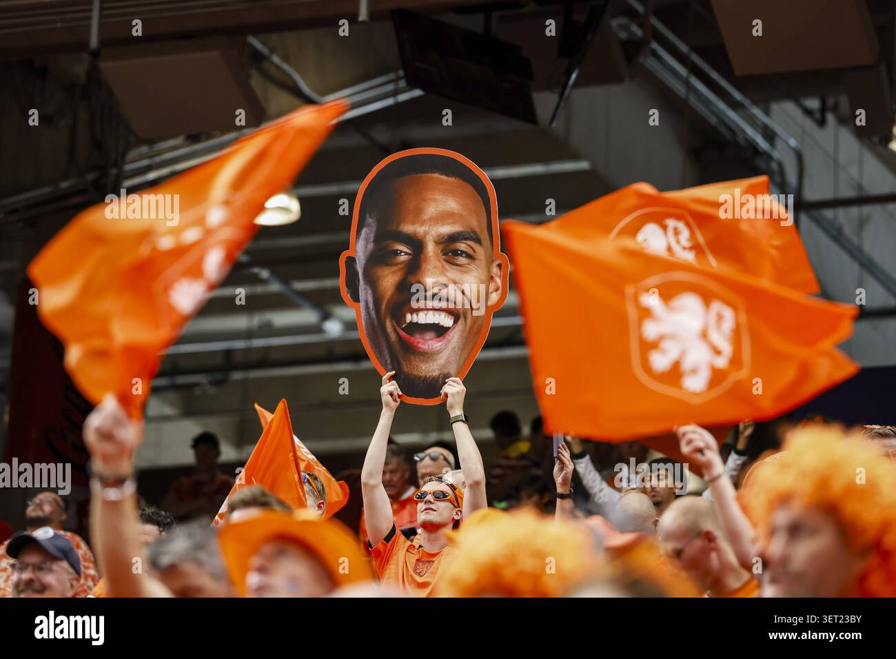 HOUSTON - Orange supporters prior to the FIFA 2026 Group F match ...