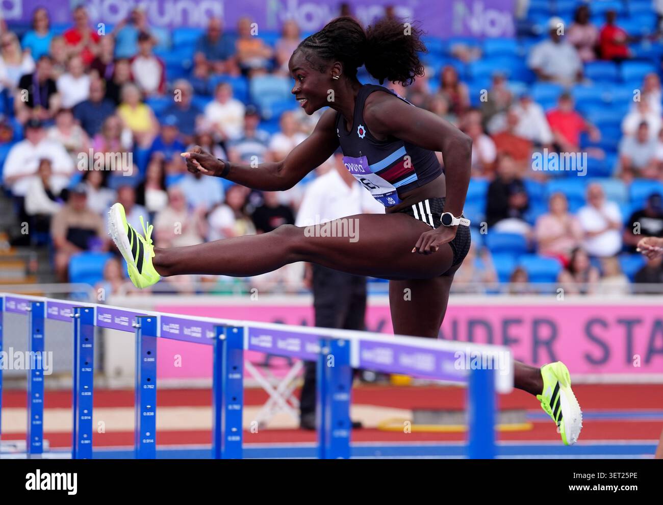Great Britain's Marcia Sey on the way to winning the Women's 100m ...