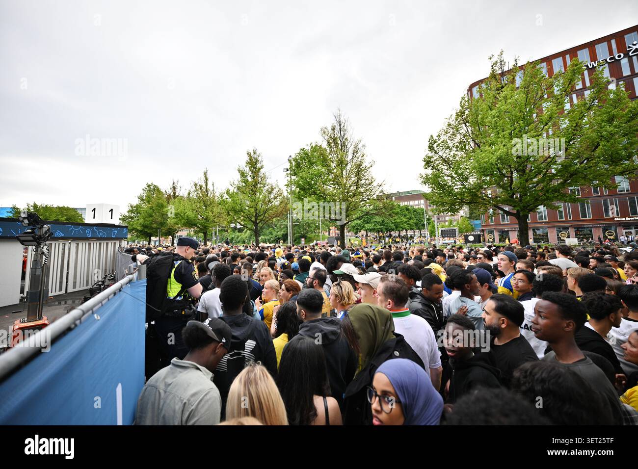 GOTHENBURG, SWEDEN 20260620Football fans heading into Ullevi to watch ...
