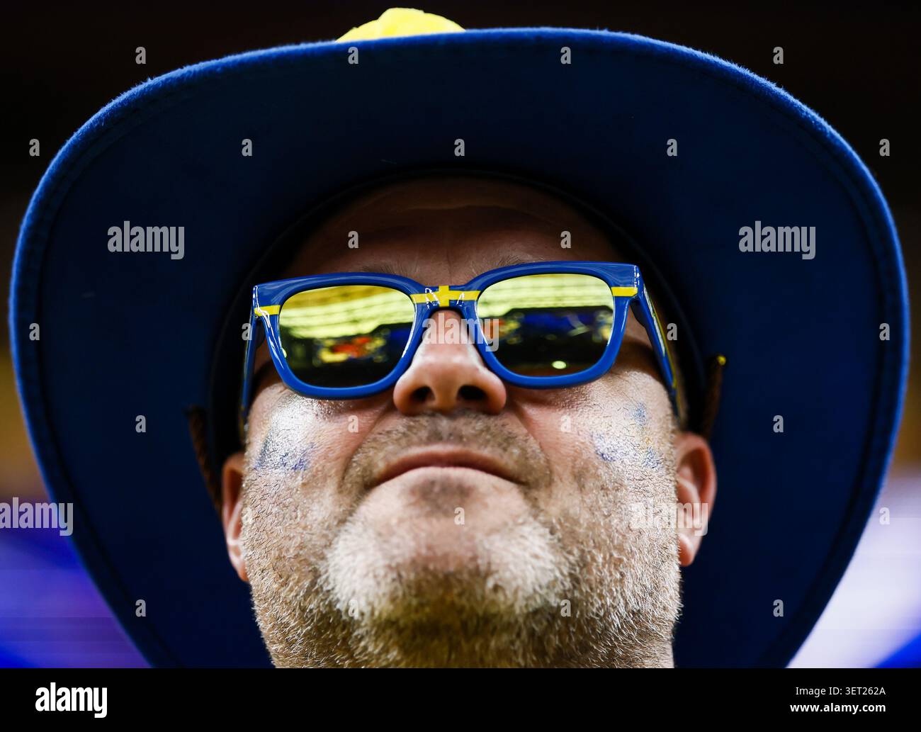 HOUSTON - Swedish fans during the 2026 FIFA World Cup Group F match ...