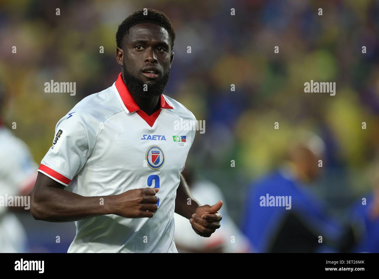 Philadelphia, USA, 19th June 2026. Carlens Arcus of Haiti during the ...