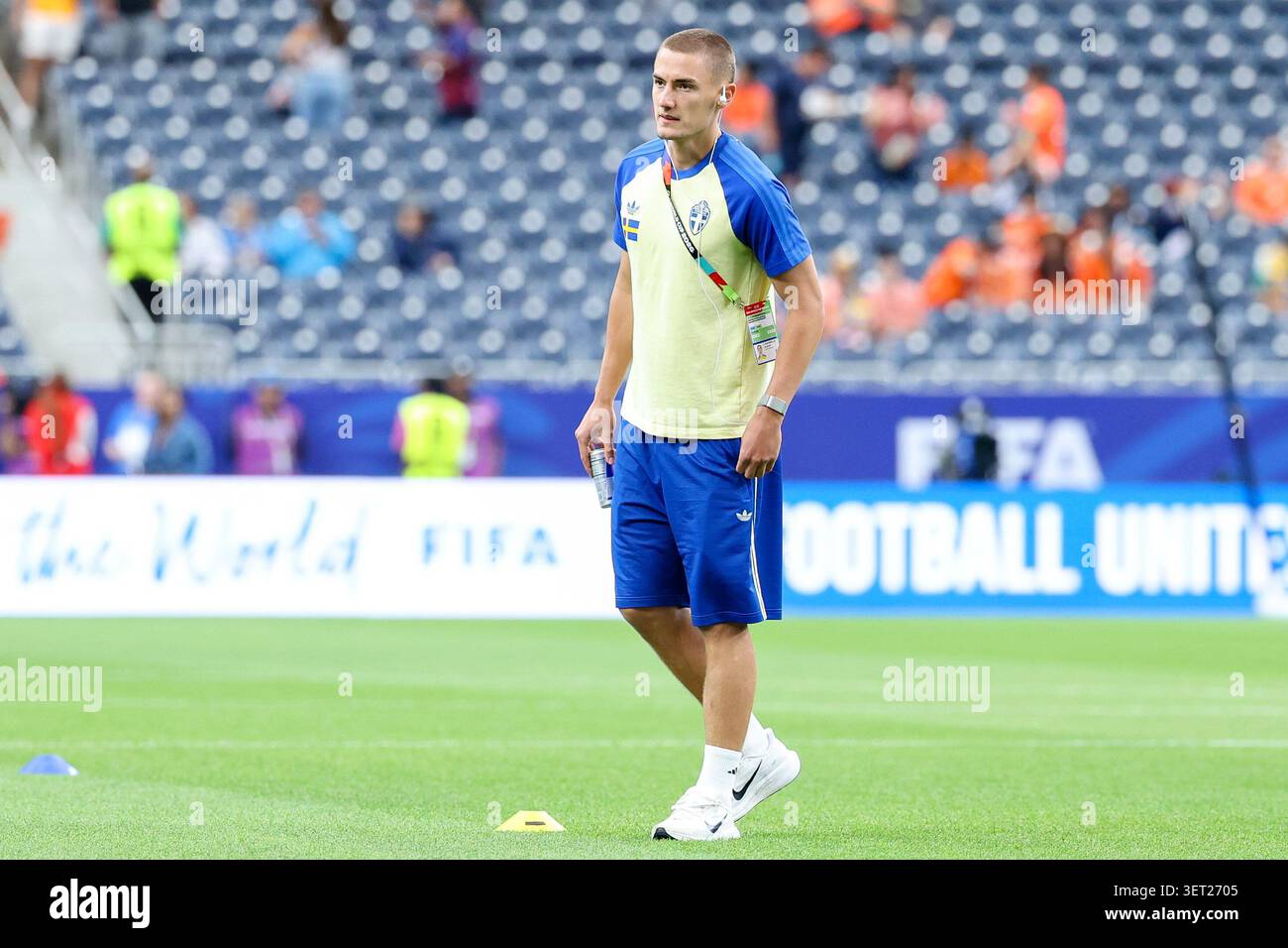 Gustaf Lagerbielke (Sweden) looks on during the FIFA World Cup 2026 ...