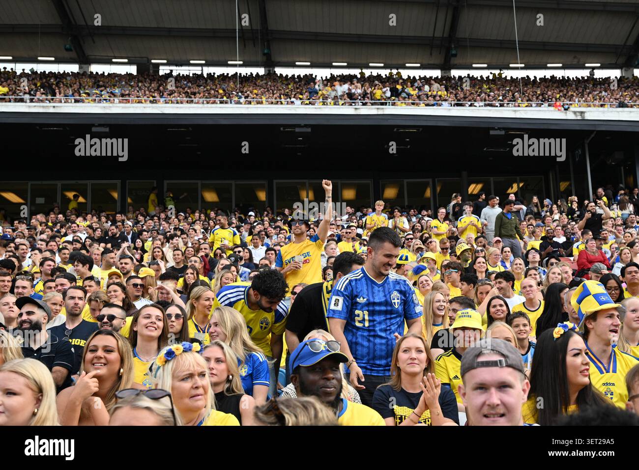 GOTHENBURG, SWEDEN 20260620Football fans gathered at Ullevi to watch ...