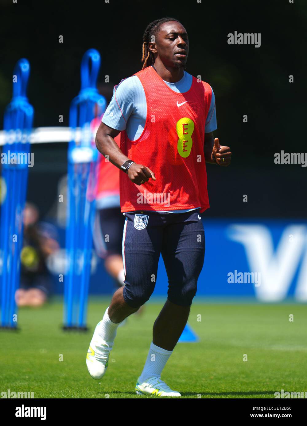 England's Eberechi Eze during a training session at Swope Soccer ...