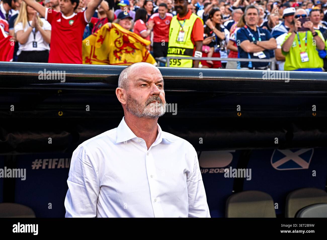 Scotland's head coach Stephen CLARK prior to the FIFA World Cup 2026 ...