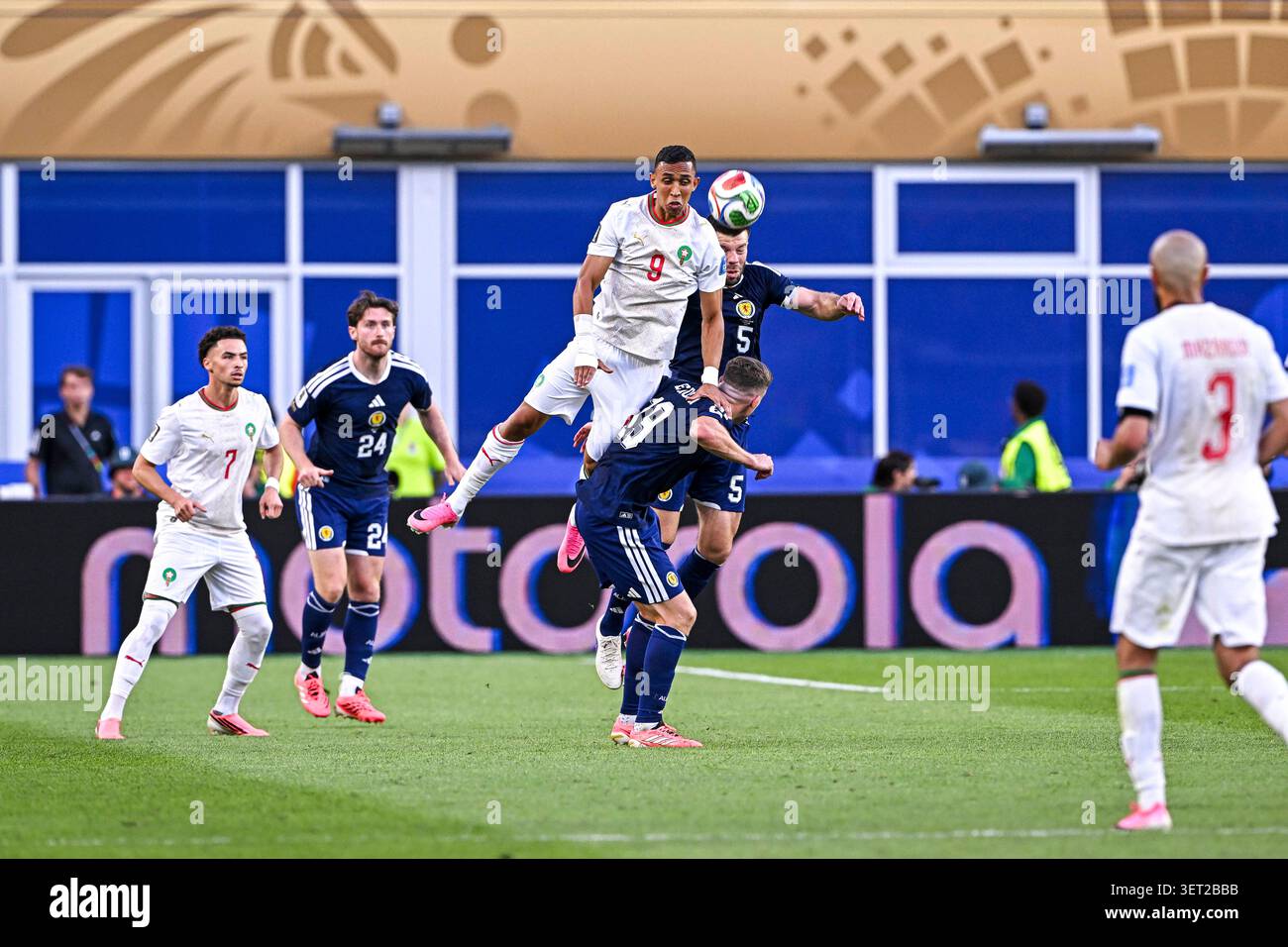 Morocco's Soufiane RAHIMI and Scotland's Grant HANLEY during the FIFA ...