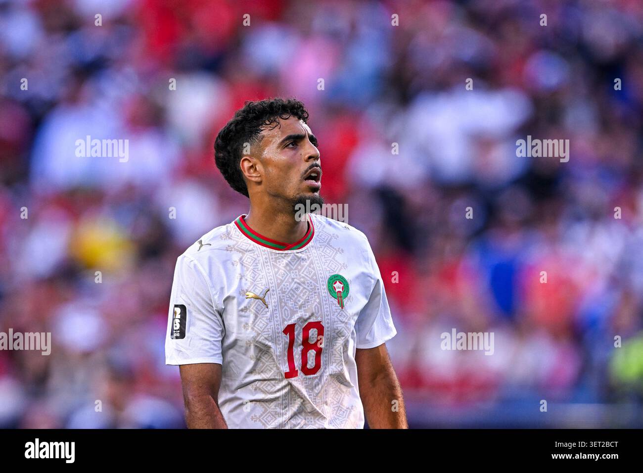 Morocco's Chadi RIAD during the FIFA World Cup 2026, Group C match ...