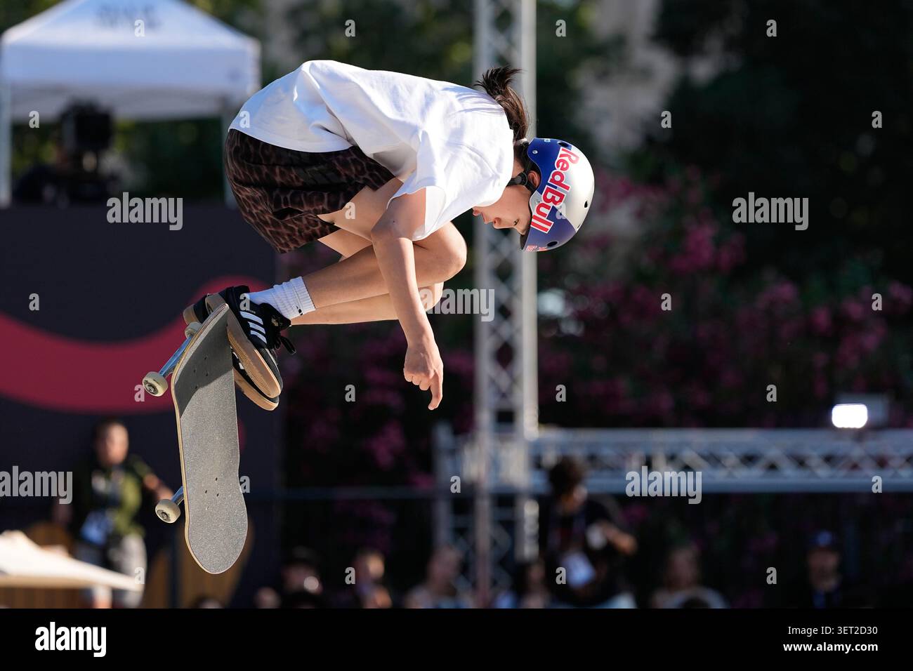 Japan's Ginwoo Onodera competes during the men's semifinal at the ...