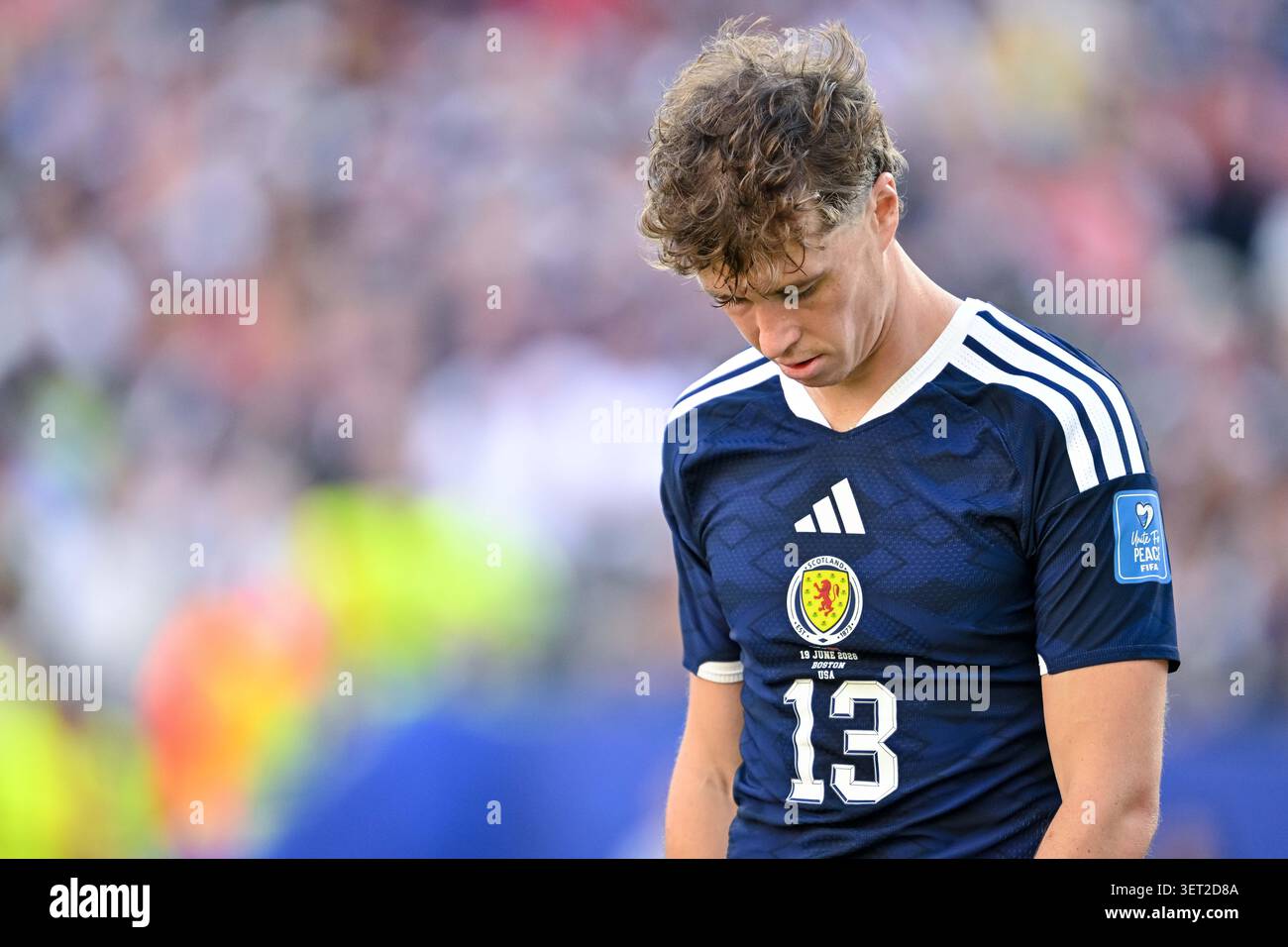Jack Hendry (Scotland) looks dejected during the FIFA World Cup 2026 ...