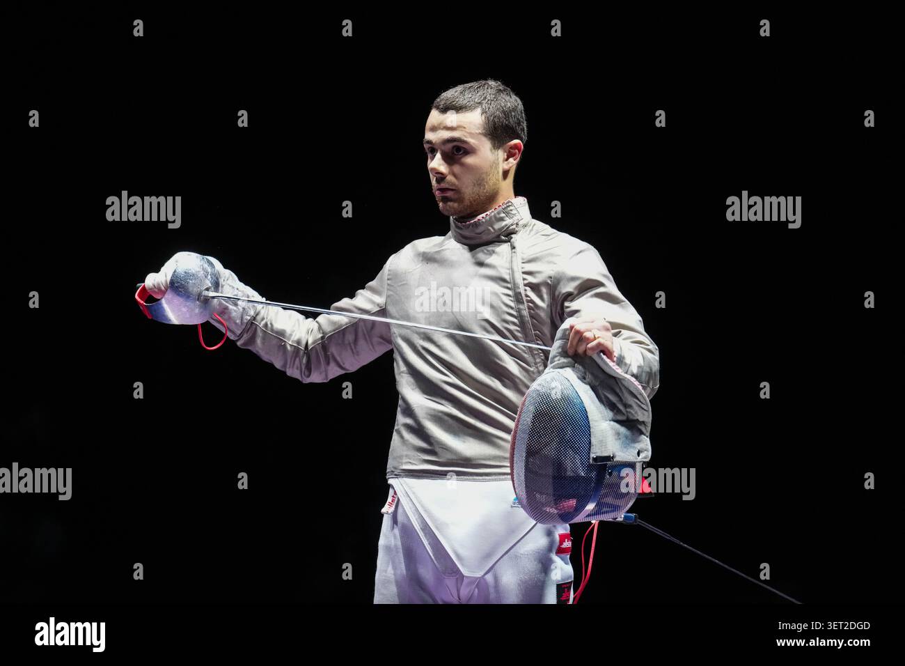 Sebastien PATRICE of France during 2026 European Fencing Championships ...