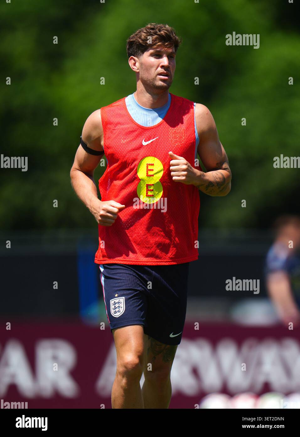 England's John Stones during a training session at Swope Soccer Village ...