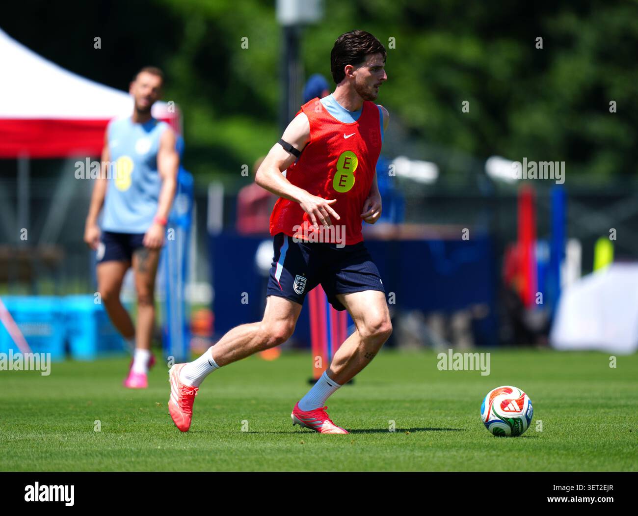 England's Declan Rice during a training session at Swope Soccer Village ...