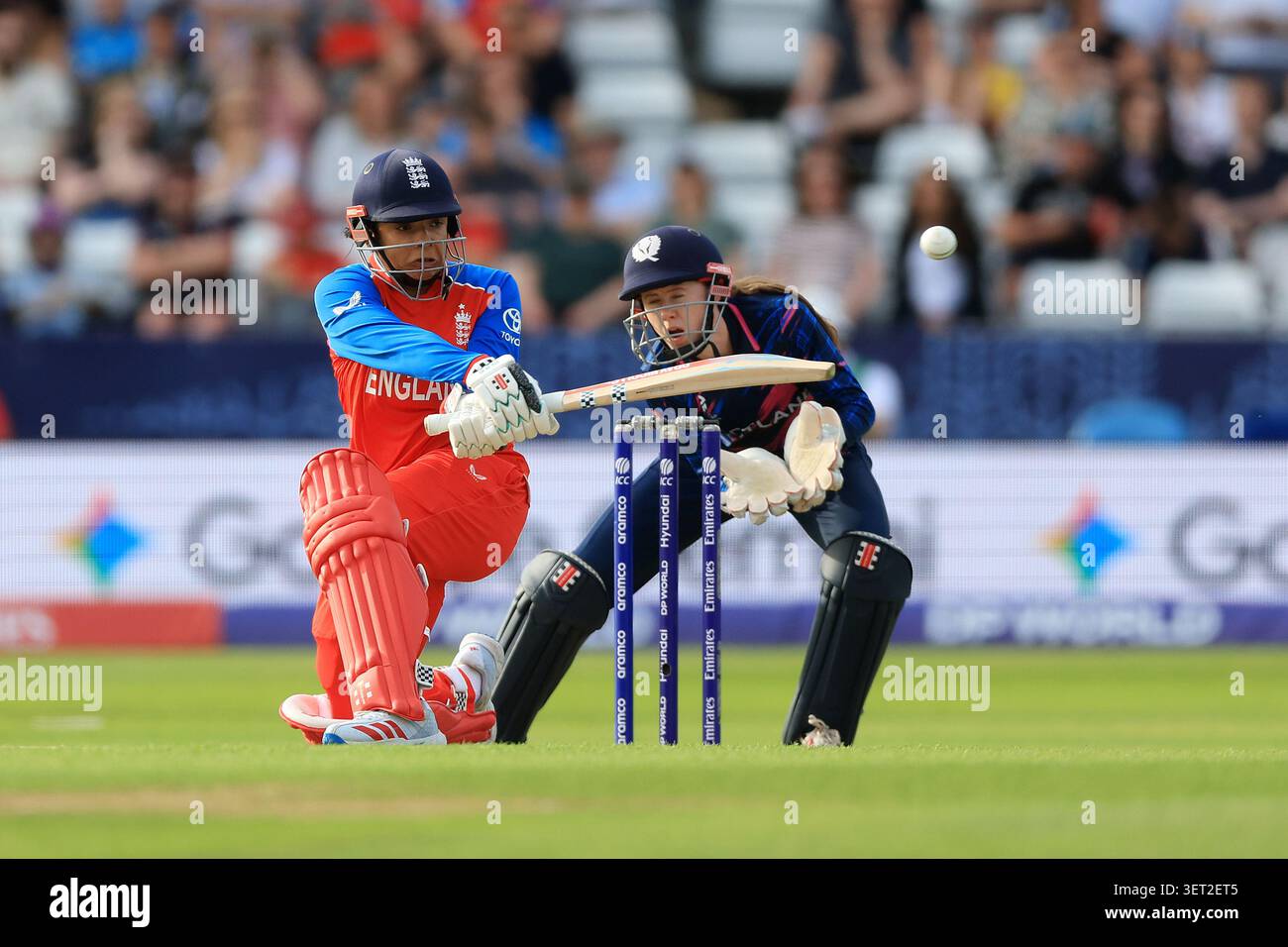 England's Sophia Dunkley batting during the ICC Women's T20 World Cup ...