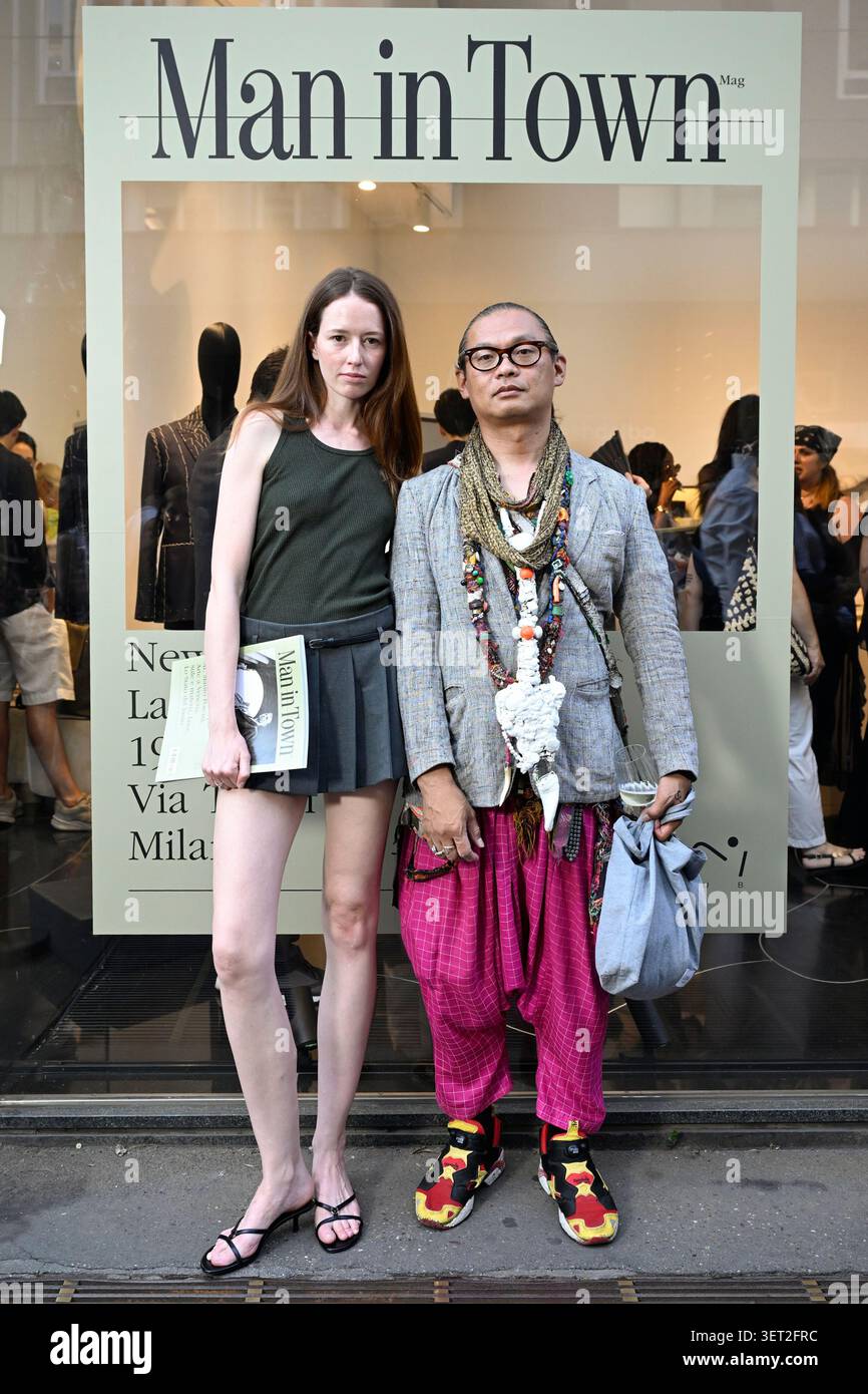 Nastasia Cresci , Hisayuki Amae Milan Fashion Week - Men S/S 2027 ...