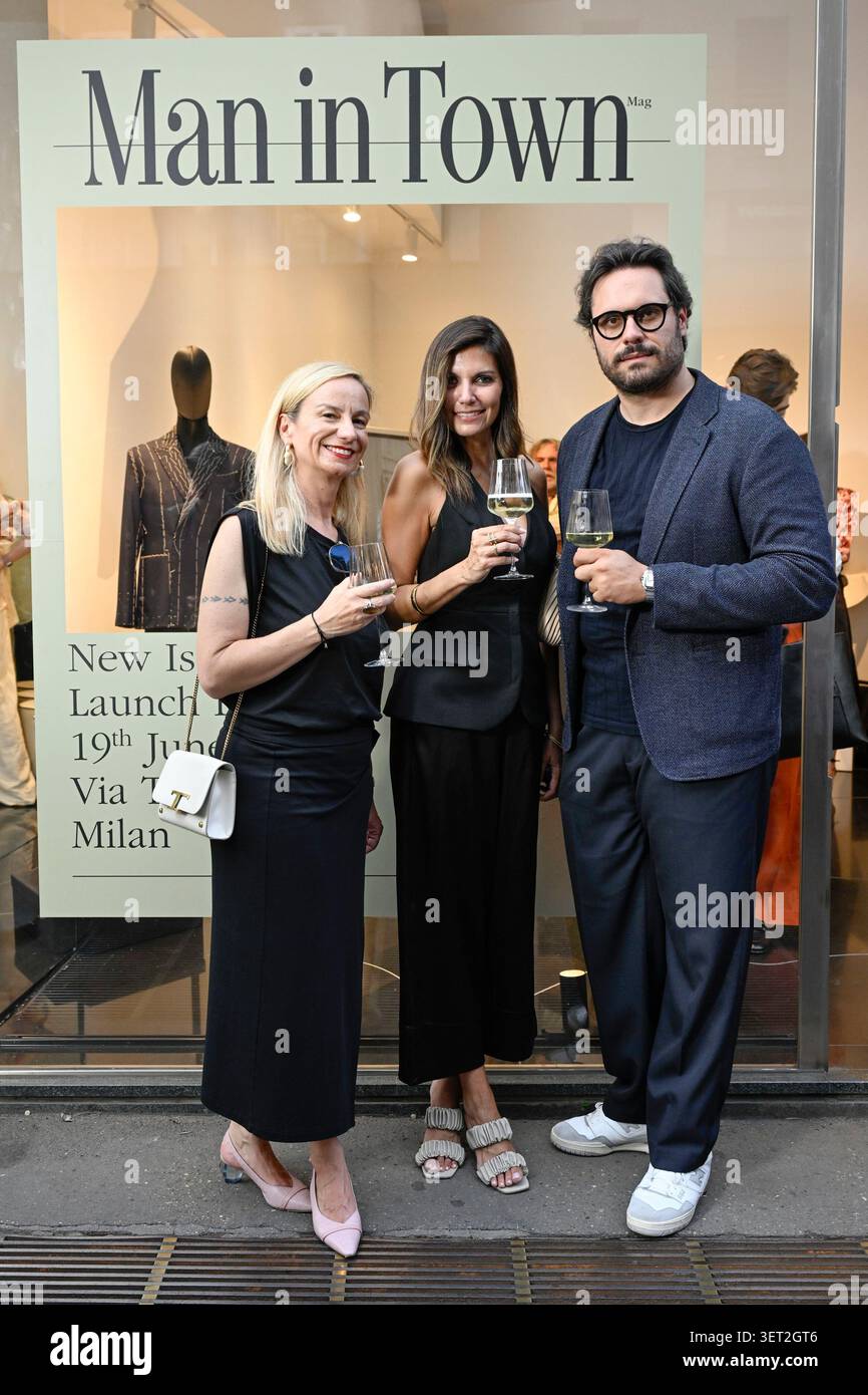 Benedetta Ceppi , Stefania Glauco , Massimo Pozzi Chiesa Milan Fashion ...
