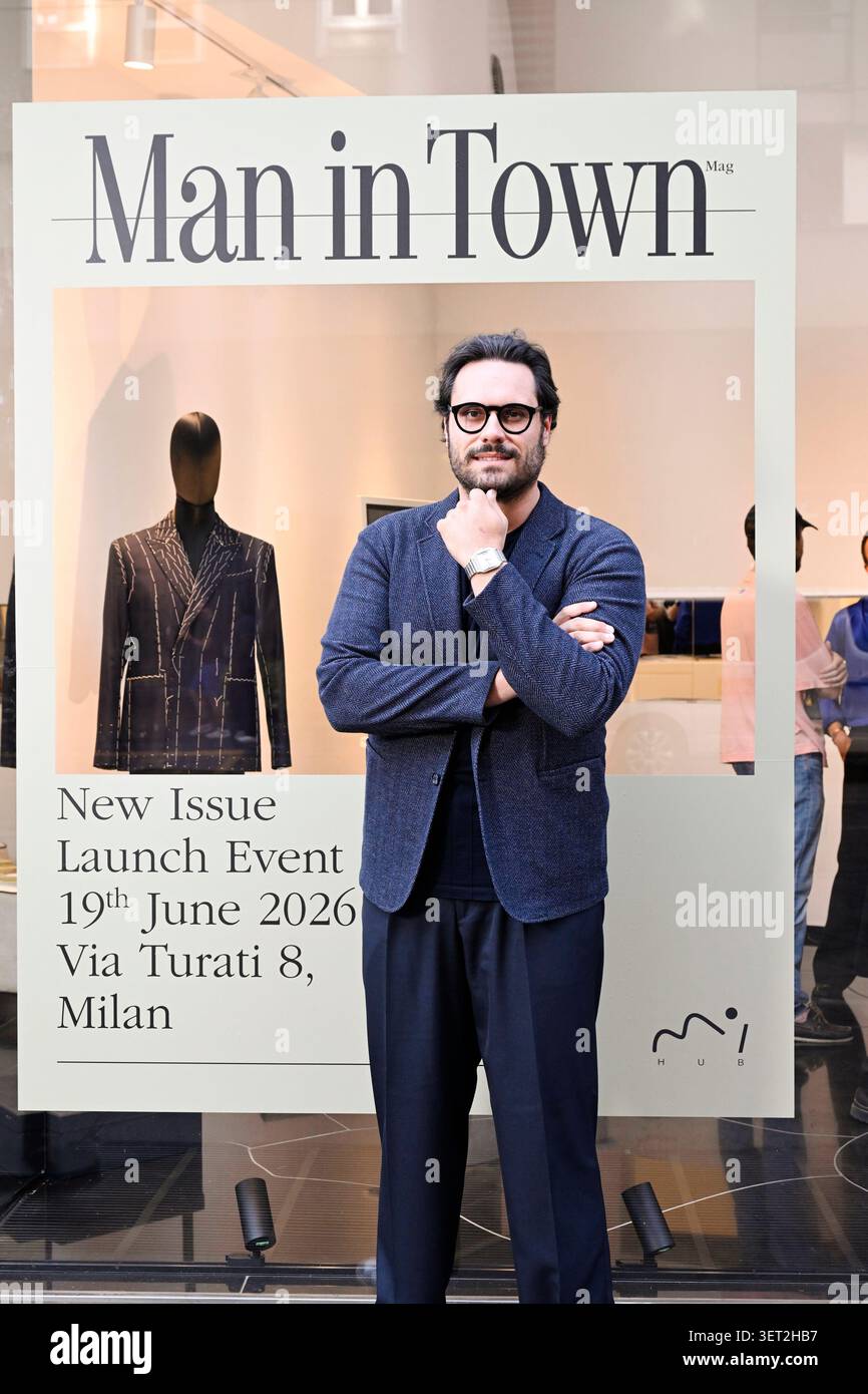 Massimo Pozzi Chiesa Milan Fashion Week - Men S/S 2027 Launch Event For ...