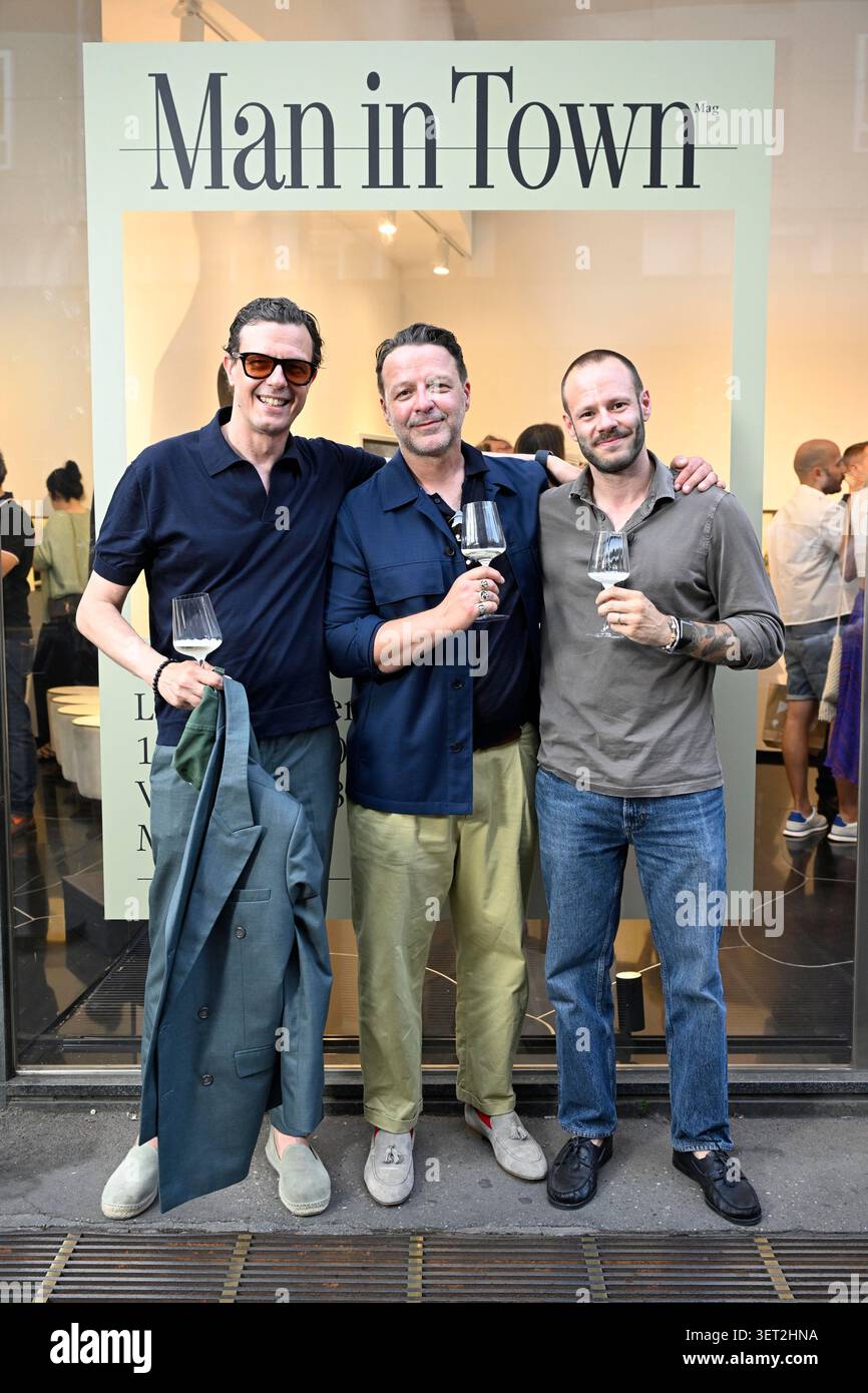 Jarvis Macchi , Peter Cardona , Fabio Ferraris Milan Fashion Week - Men ...