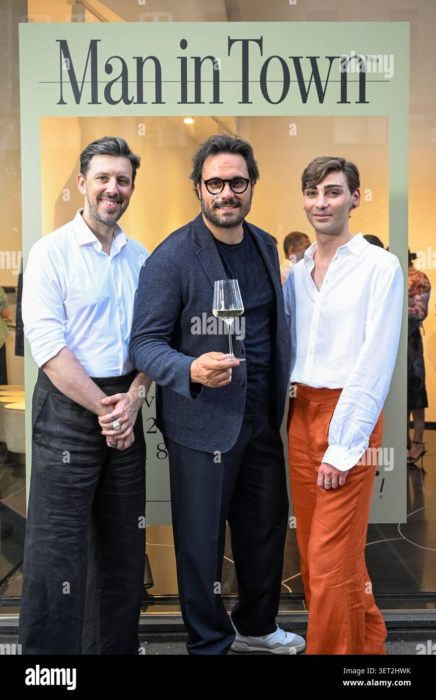 Gianluca Saitto , Massimo Pozzi Chiesa , Cosimo Ciaglia Milan Fashion ...