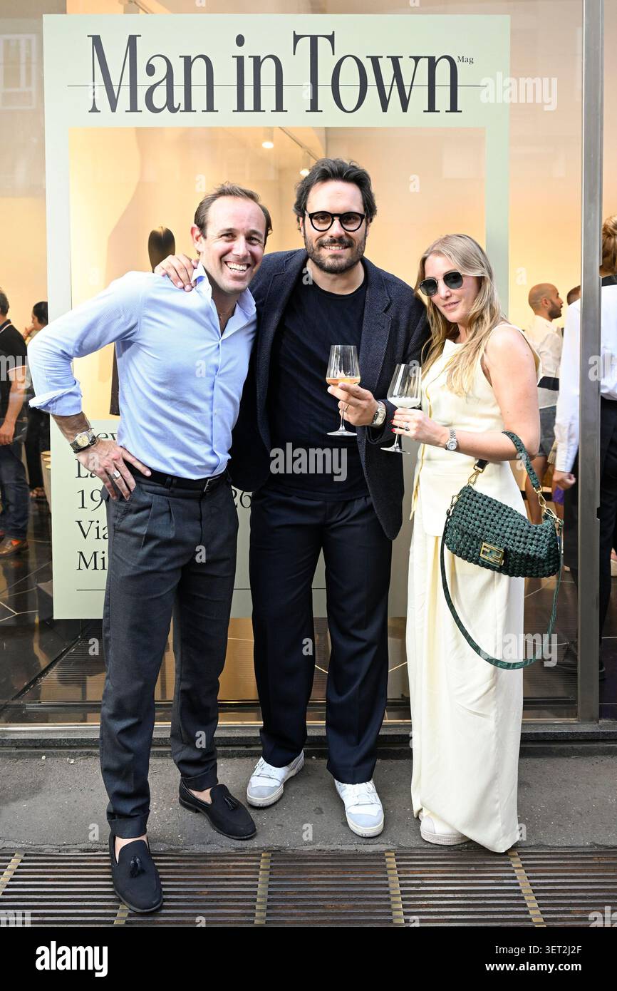 Antonio Ducati , Massimo Pozzi Chiesa , Giulia Paganini Milan Fashion ...