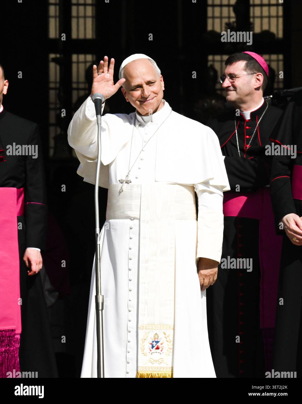 IPA85887944 - Pavia: Pope Leo XIV on a Pastoral Visit In the photo ...