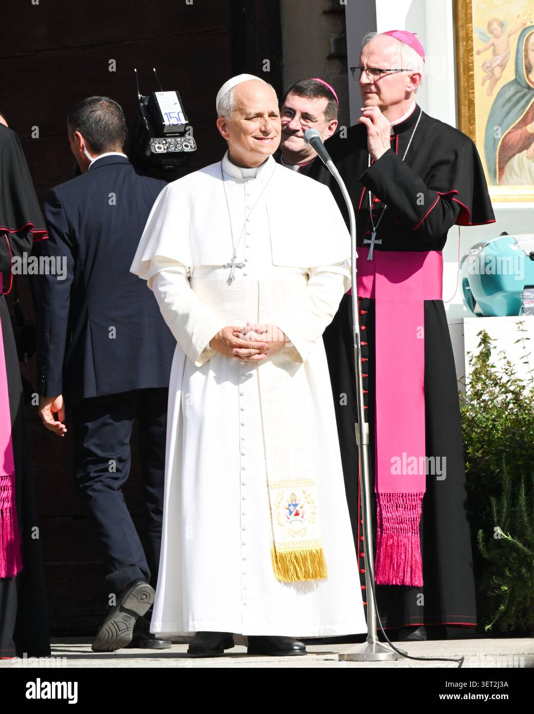 IPA85887959 - Pavia: Pope Leo XIV on a Pastoral Visit In the photo ...