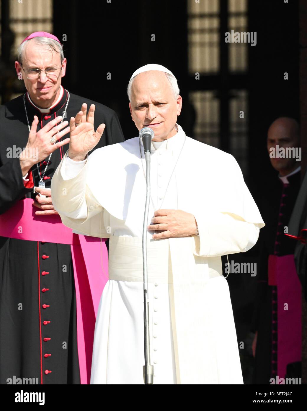 IPA85888102 - Pavia: Pope Leo XIV on a Pastoral Visit In the photo ...