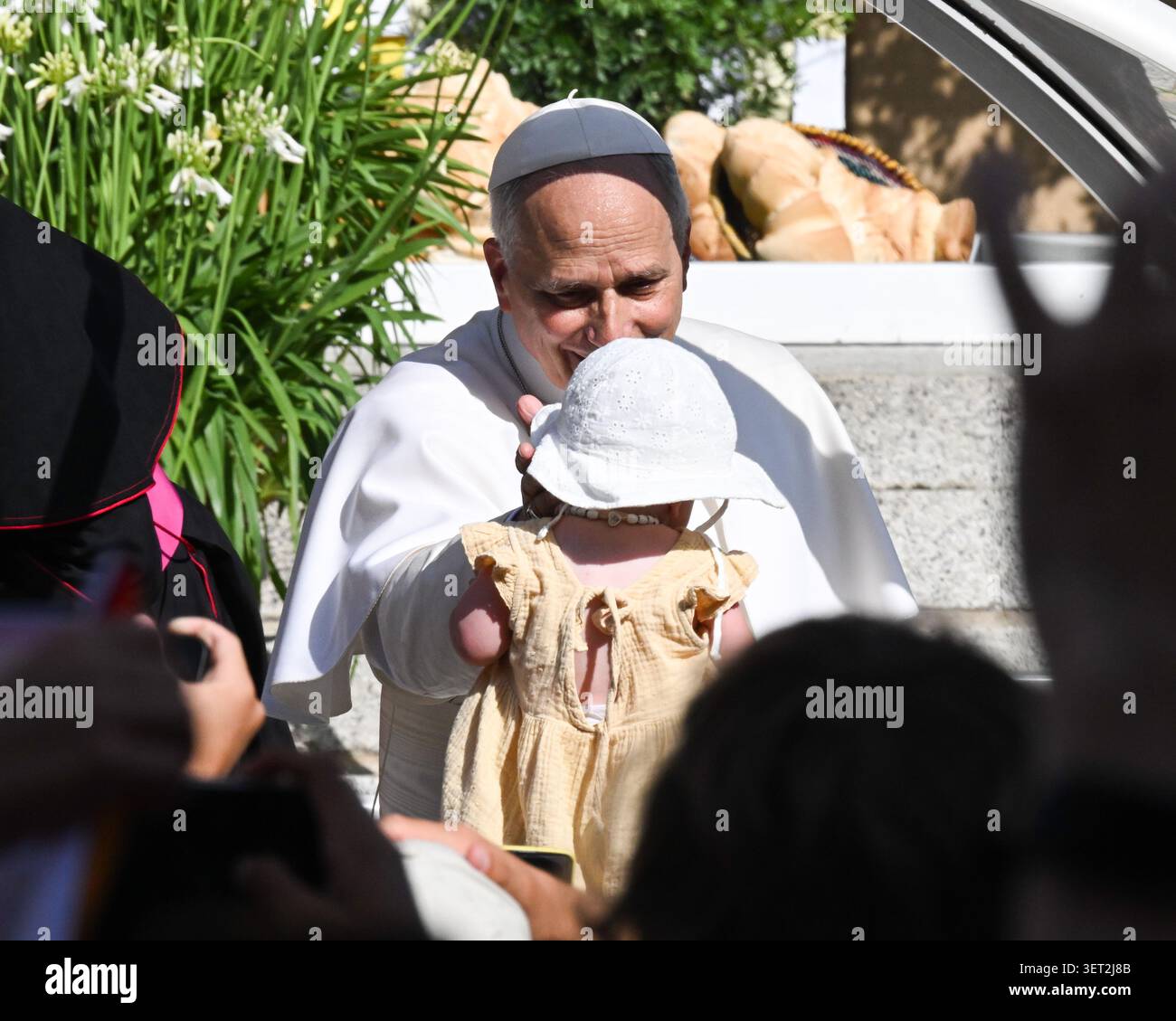 IPA85887899 - Pavia: Pope Leo XIV on a Pastoral Visit In the photo ...