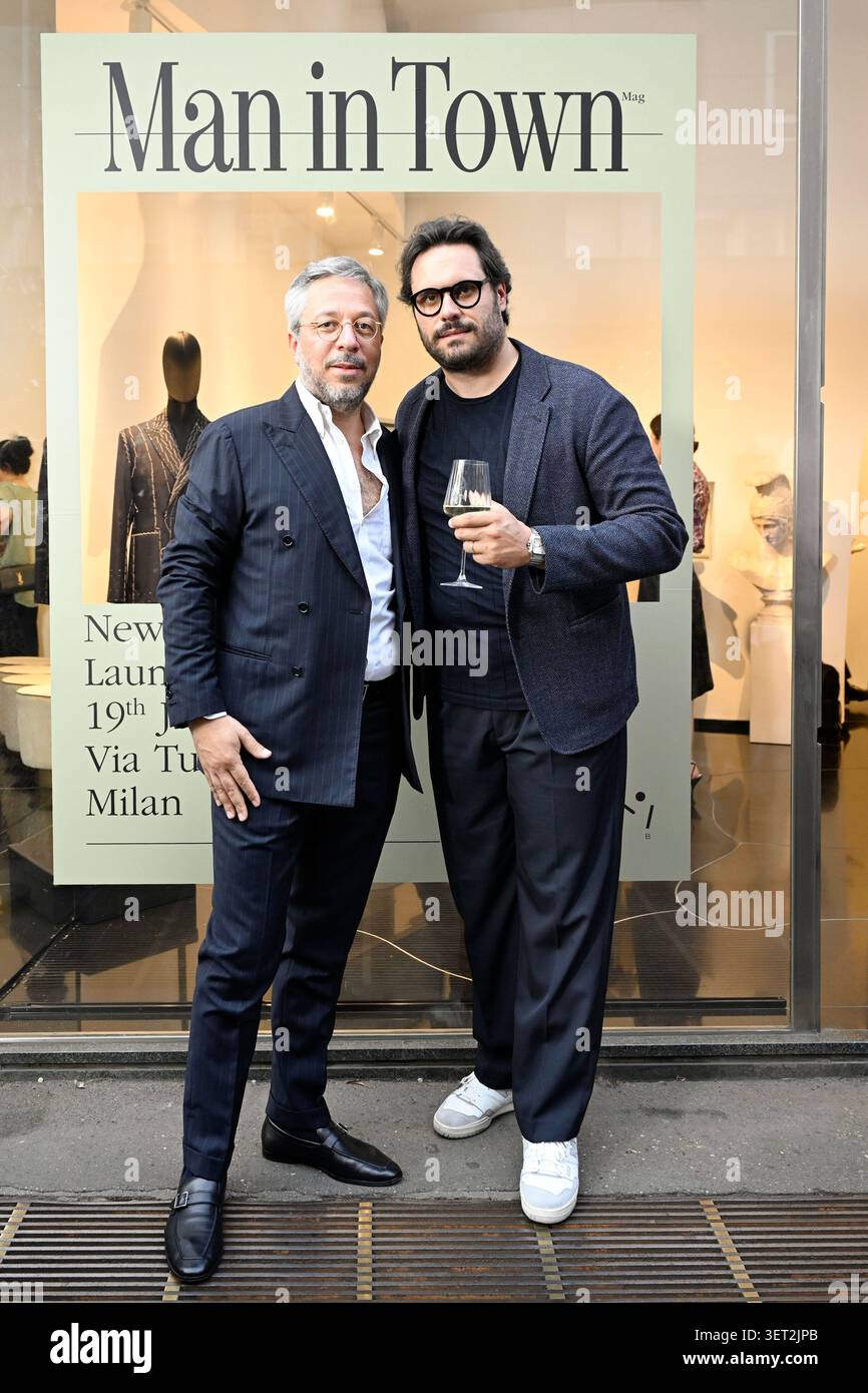 Gianni Giannini , Massimo Pozzi Chiesa Milan Fashion Week - Men S/S ...