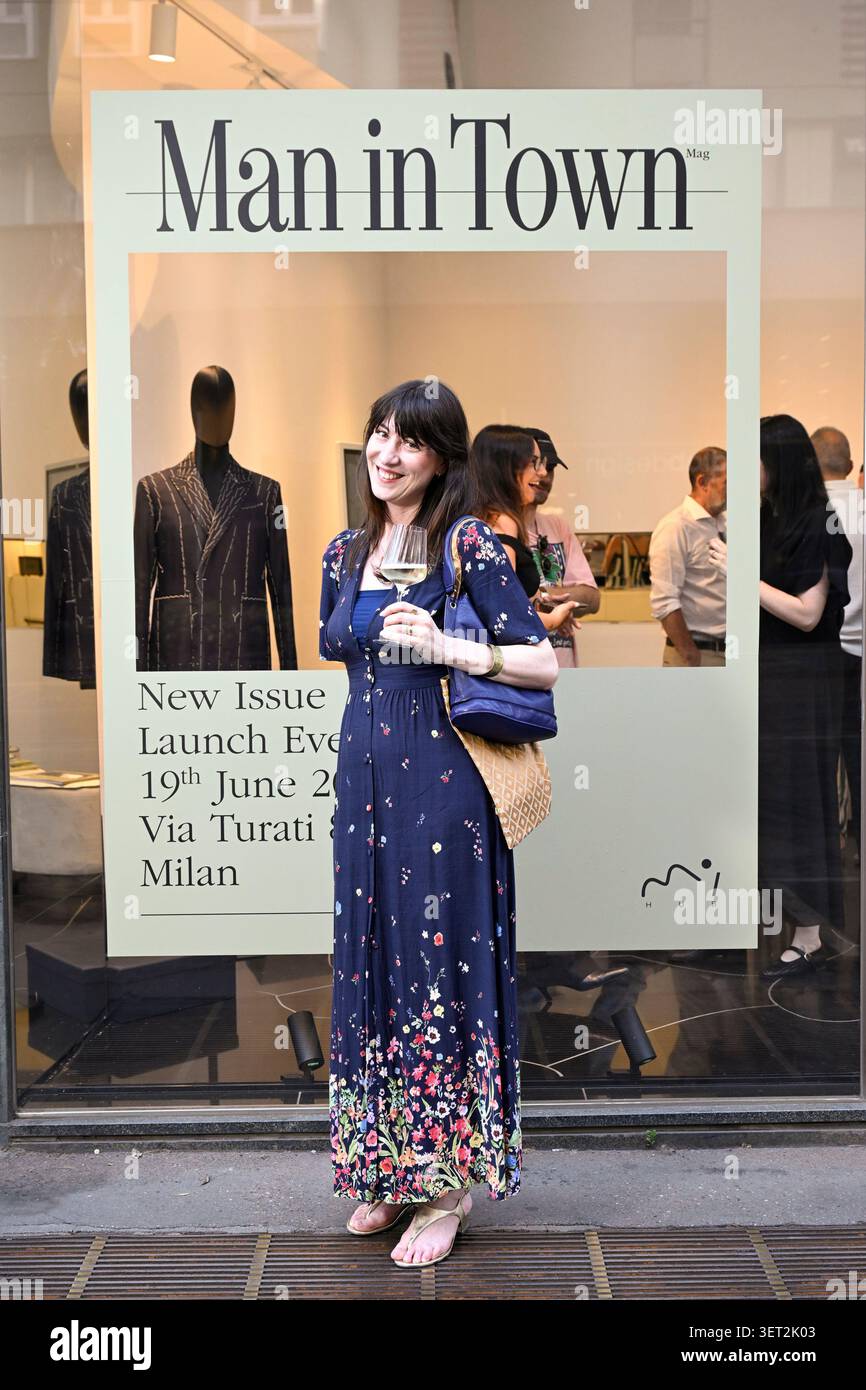 Diletta Di Benedetto Milan Fashion Week - Men S/S 2027 Launch Event For ...