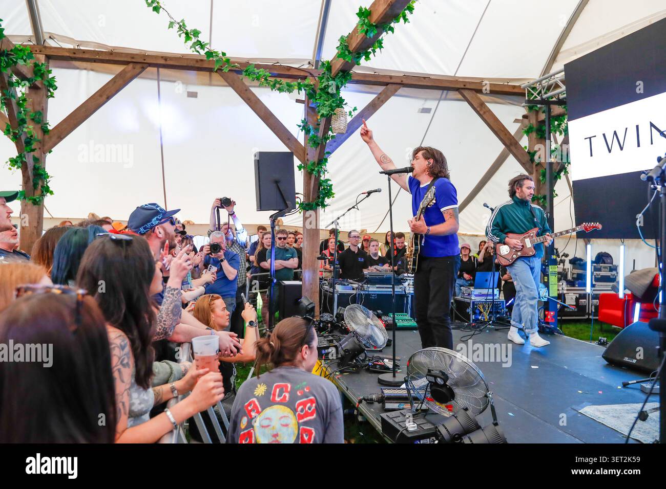 Twin Atlantic perform at the Hangout stage on day two of TRNSMT ...
