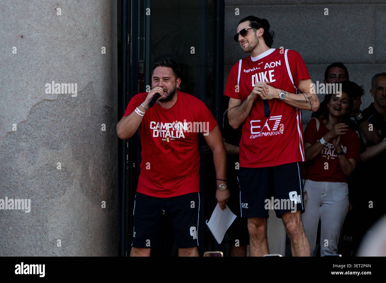 IPA85890011 - Leandro Bolmaro (Olimpia Milano) during the EA7 Emporio ...