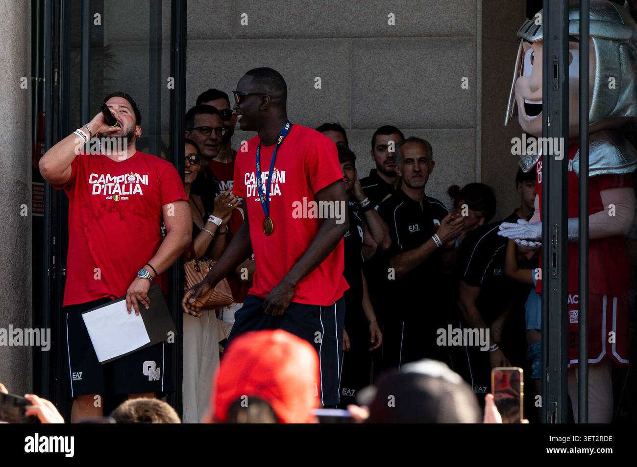 IPA85890029 - Ousmane Diop (Olimpia Milano) during the EA7 Emporio ...