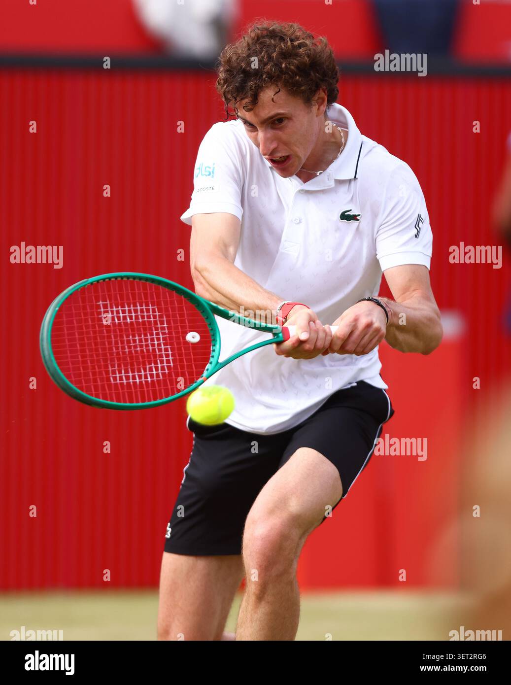 Ugo Humbert (FRA) in action during his Semi Final match agianst Tommy ...