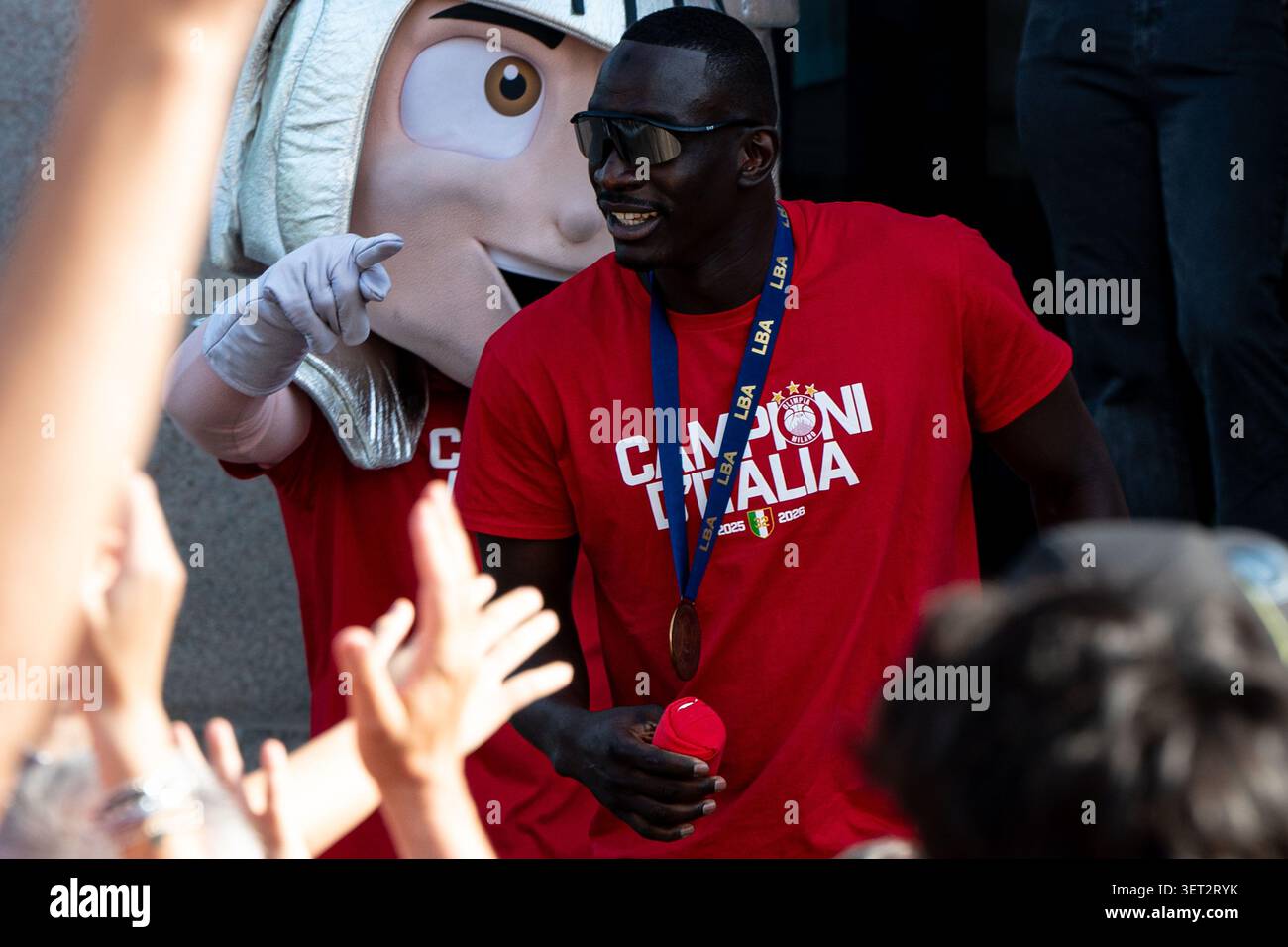 IPA85890032 - Ousmane Diop (Olimpia Milano) during the EA7 Emporio ...
