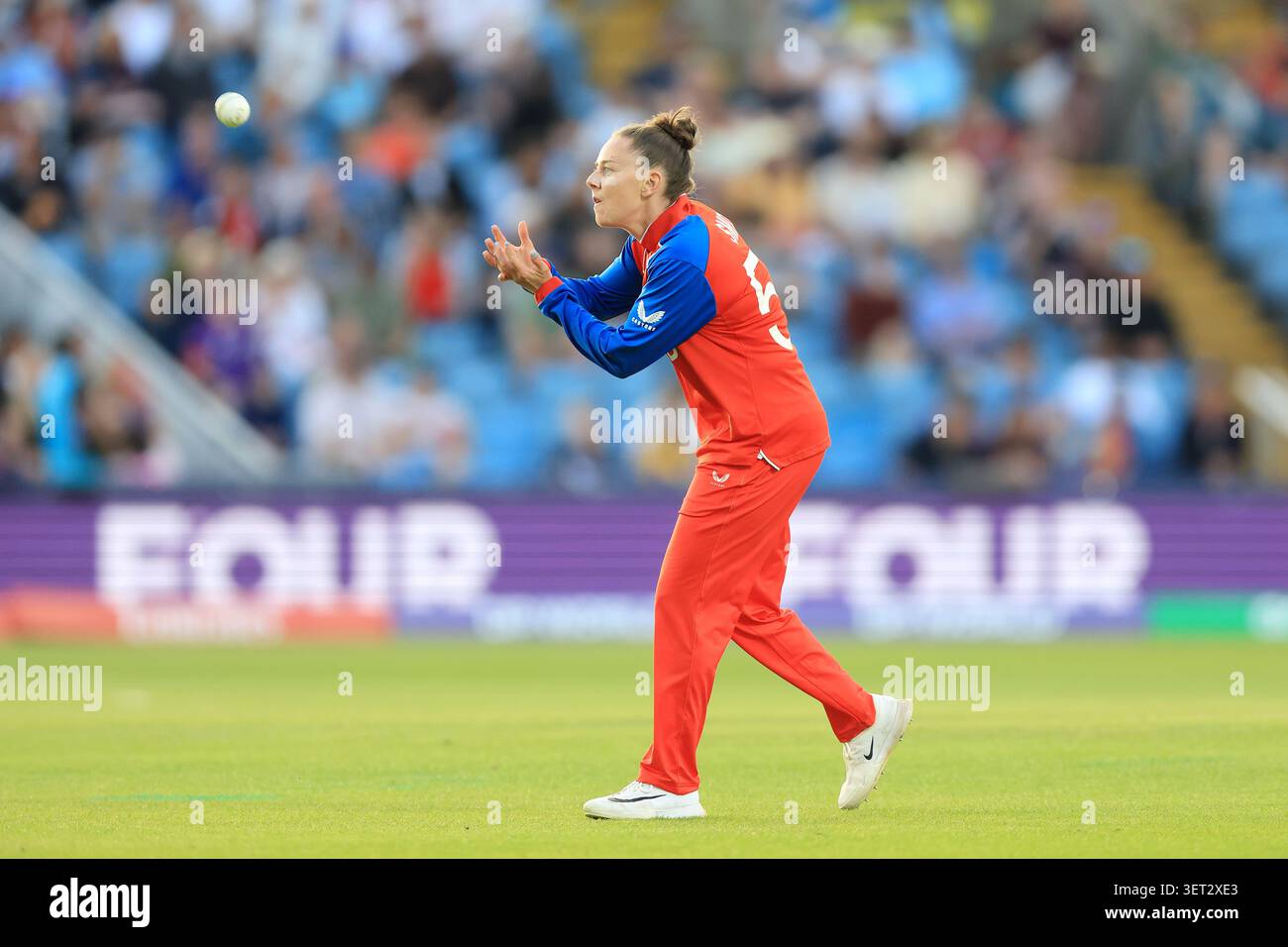 England's Linsey Smith fielding during the ICC Women's T20 World Cup ...
