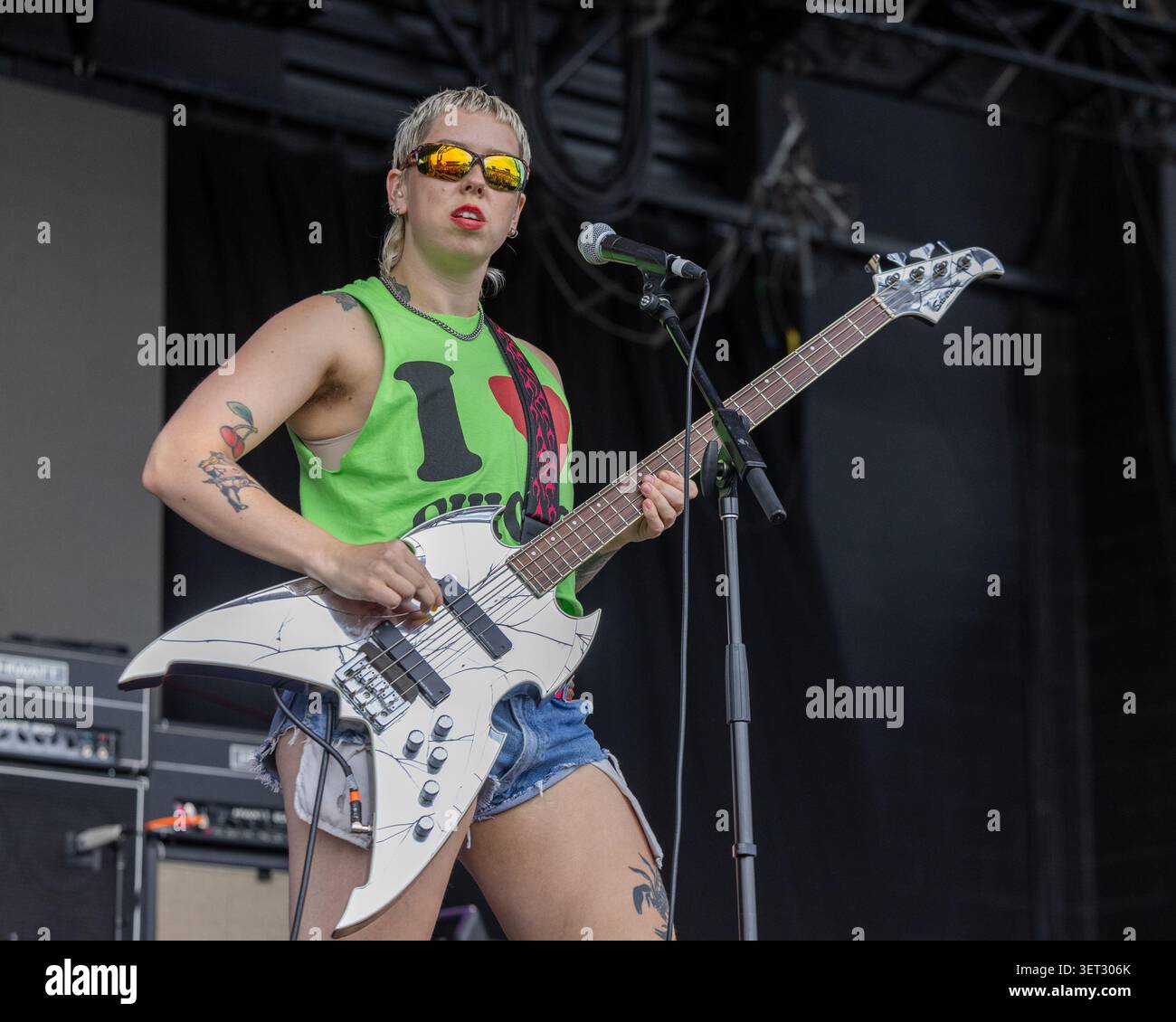 Emily Smith of Panic Shack during the Summerfest Music Festival on June ...