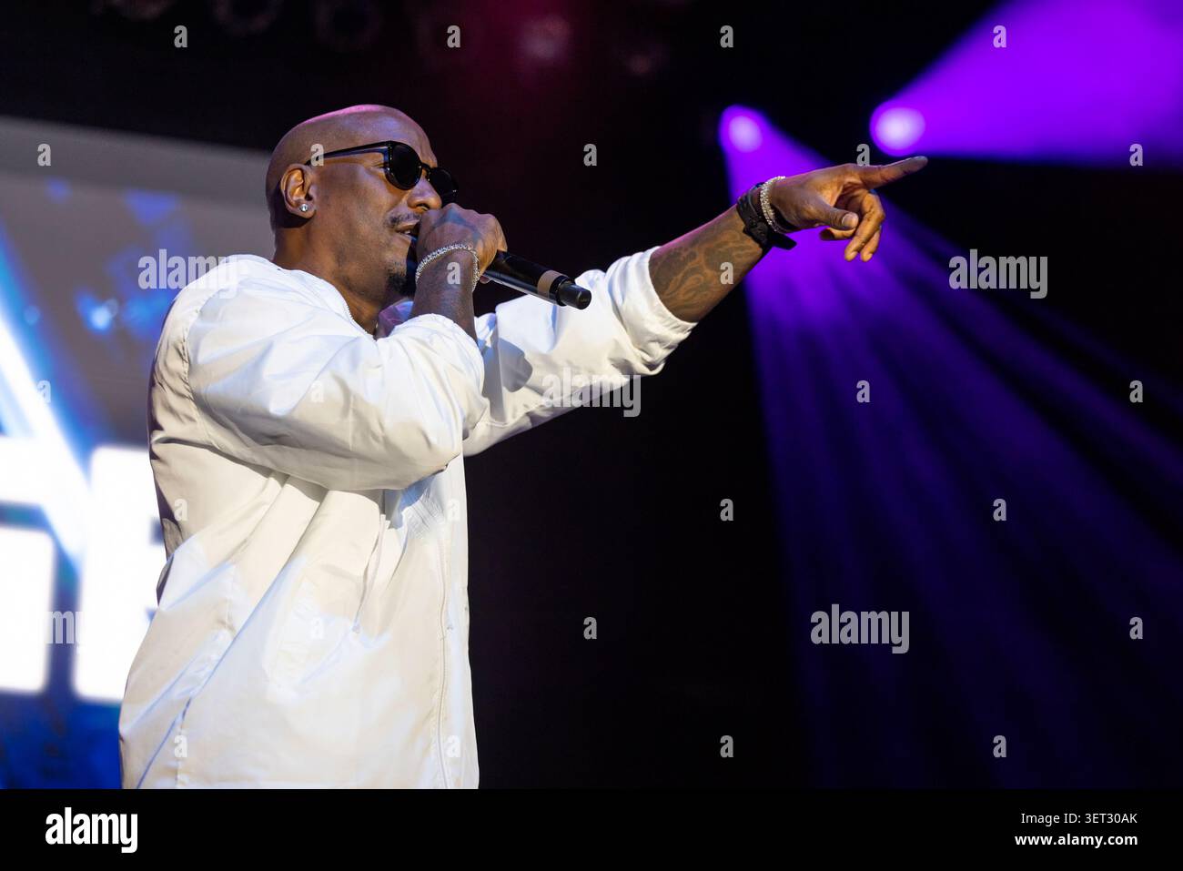Singer Tyrese (Tyrese Darnell Gibson) during the Summerfest Music ...