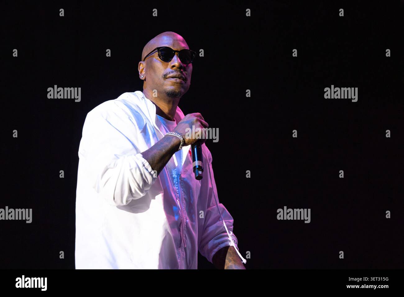 Singer Tyrese (Tyrese Darnell Gibson) during the Summerfest Music ...