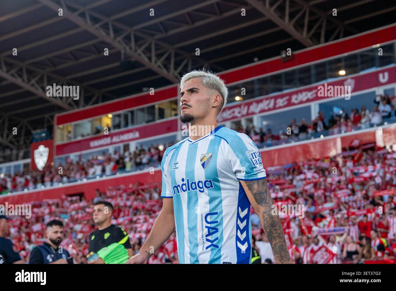 Almeria, Spain - June 20th: Chupe (N9) during the walk out before the ...
