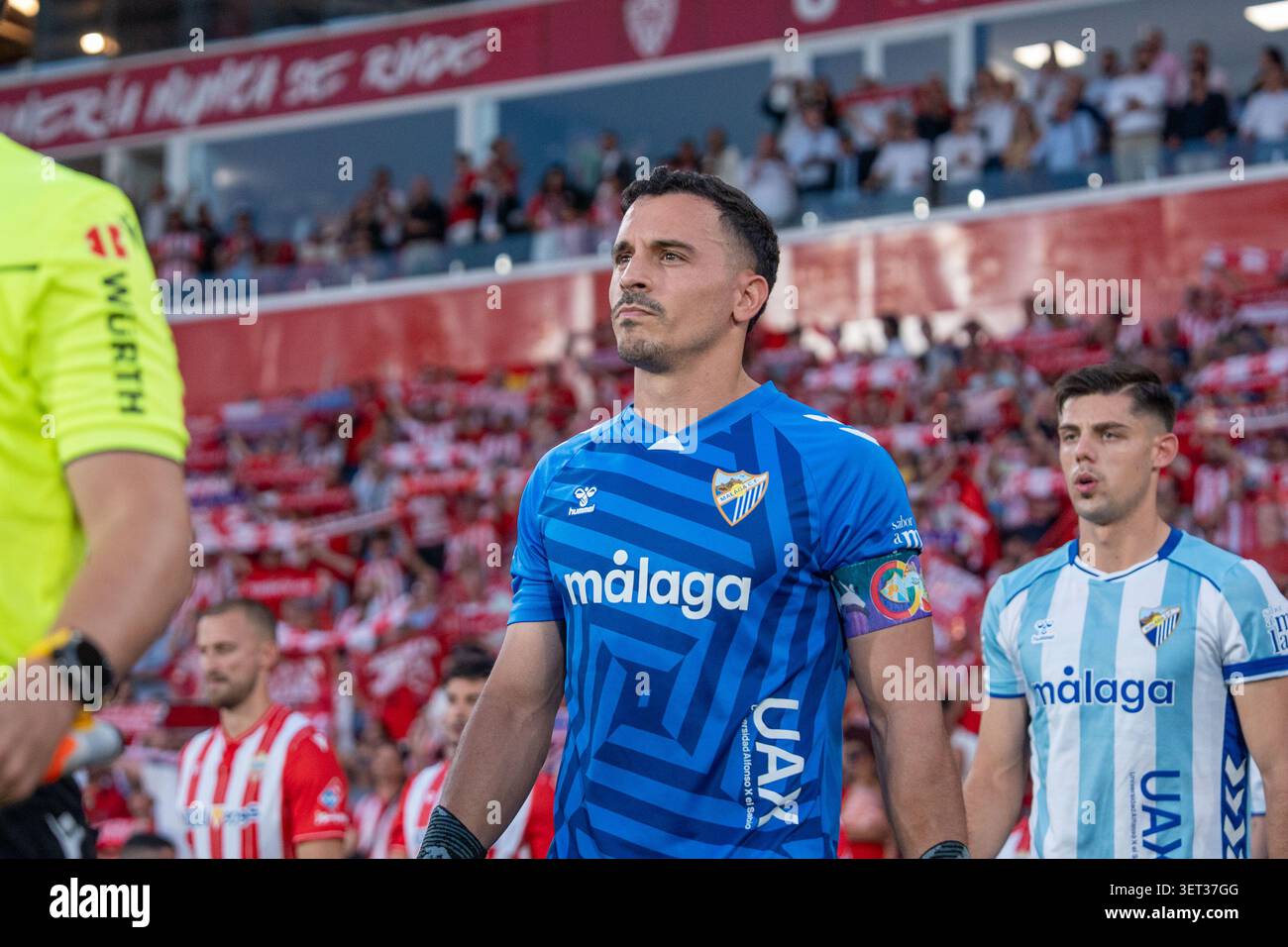 Almeria, Spain - June 20th: Alfonso Herrero (N1) during the walk out ...