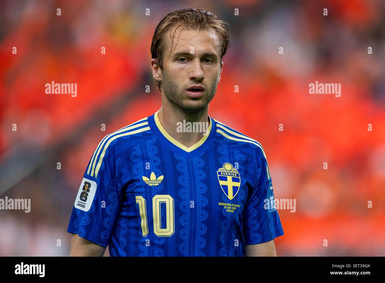 June 20, 2026: Sweden forward Benjamin Nygren (10) during a FIFA World ...
