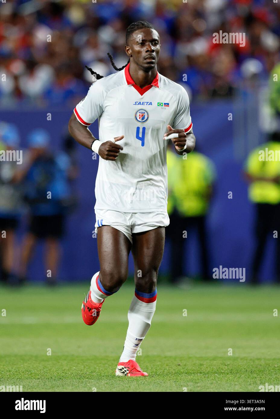 Ricardo Ade of Haiti running during the FIFA World Cup 2026 Group C ...