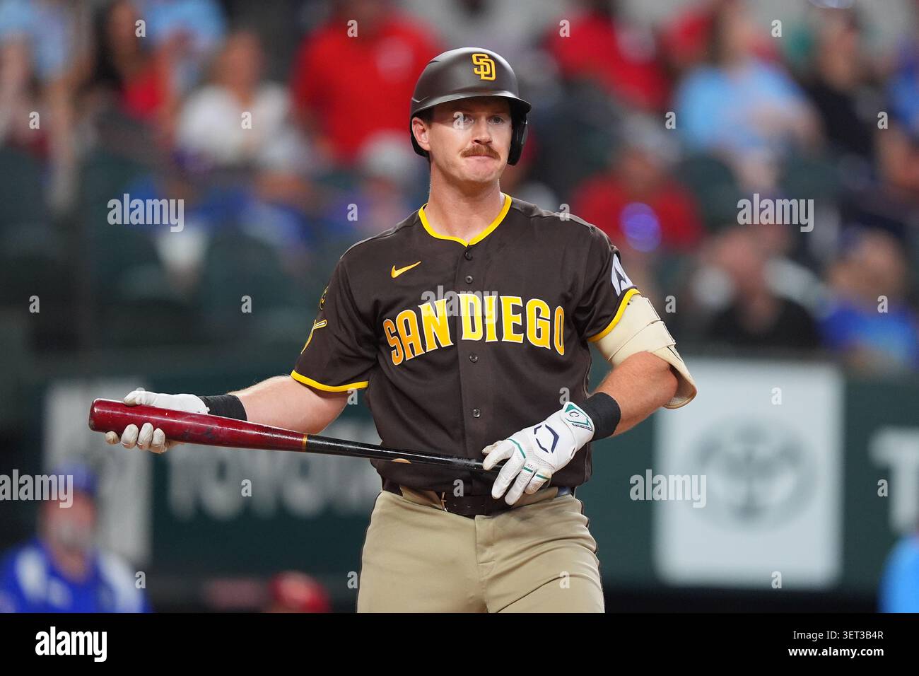 San Diego Padres' Blake Hunt prepares to bat during the second inning ...
