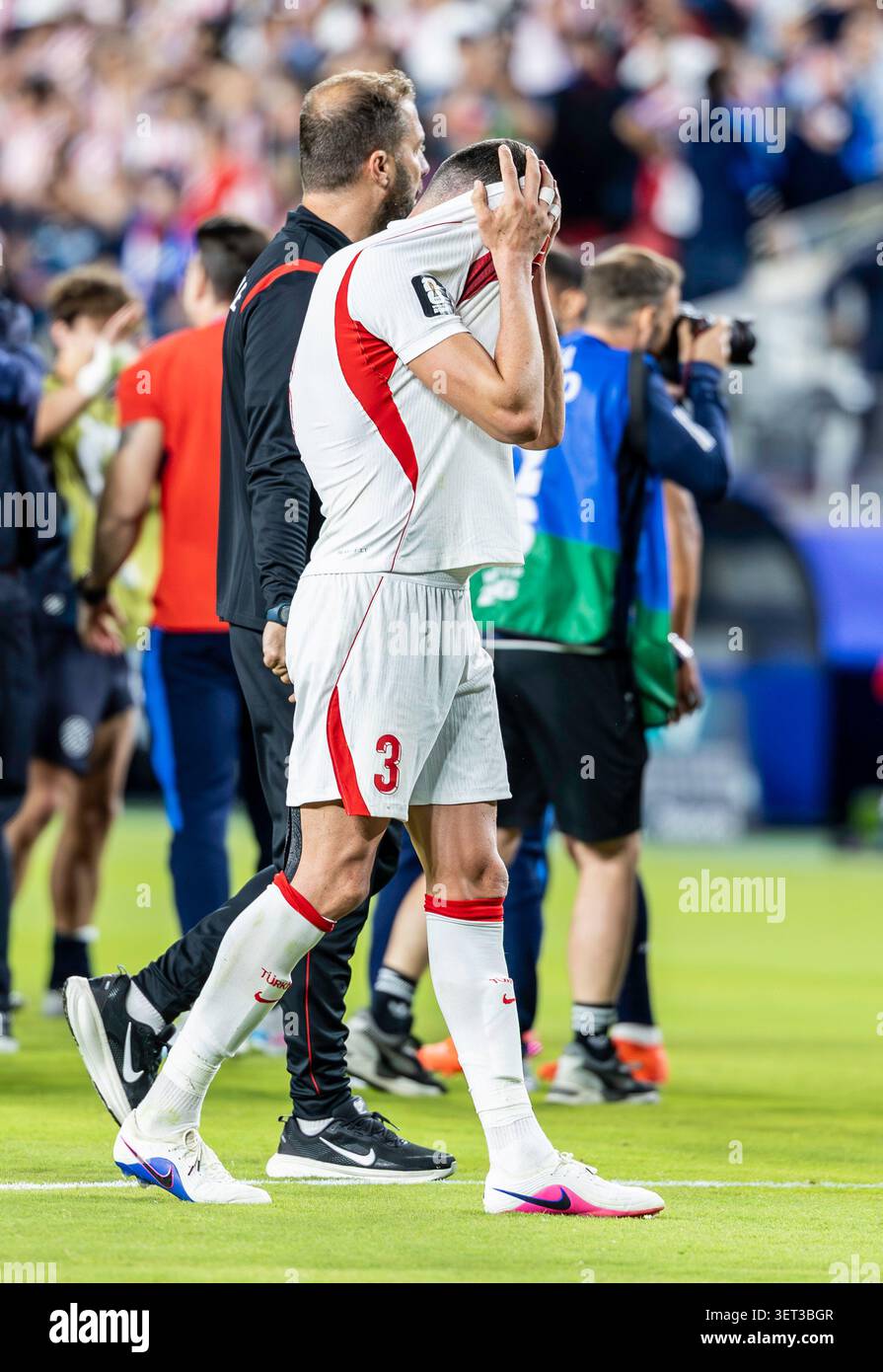 June 19 2026 TÃ¼rkiye defender Merih Demiral (3) was devastated over ...