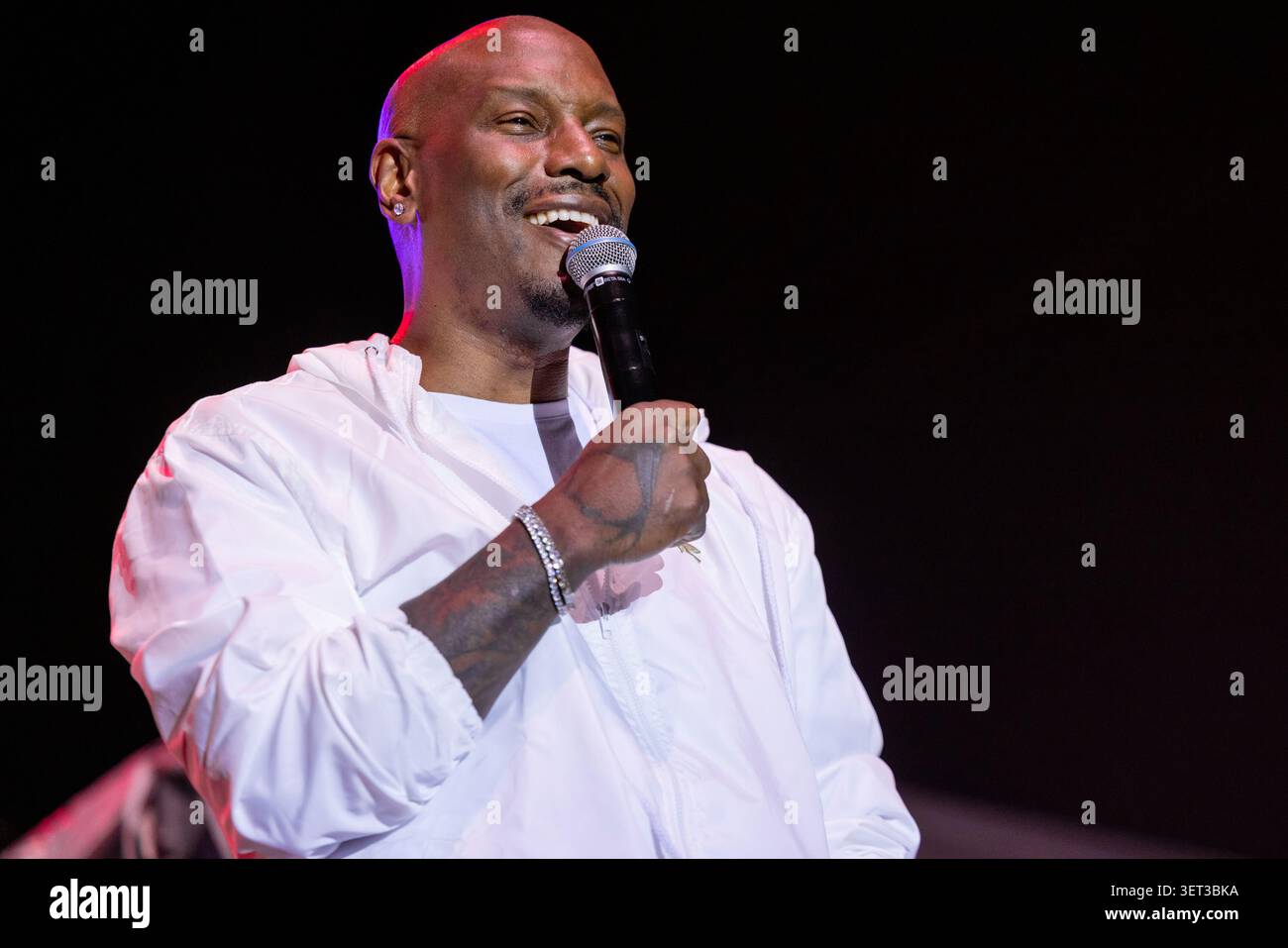 Singer Tyrese (Tyrese Darnell Gibson) during the Summerfest Music ...