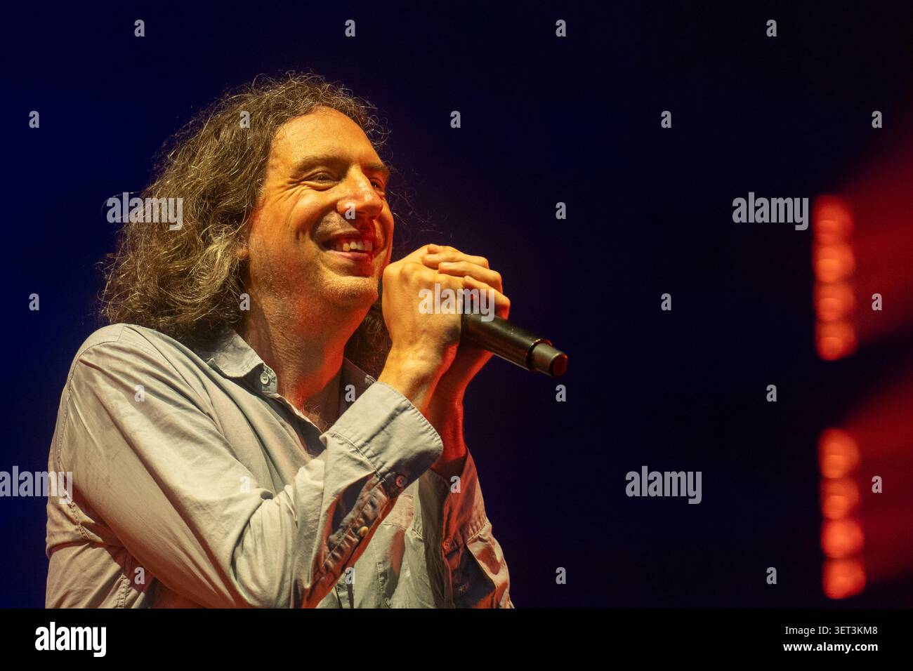 Thetford, UK, 20 June, 2026. Snow Patrol in concert. Pictured left to ...